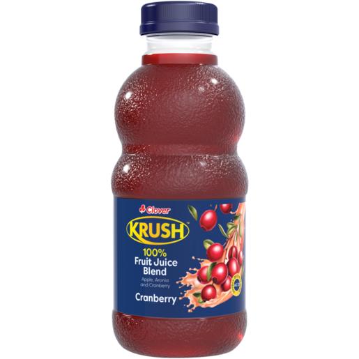 Clover Krush 100% Cranberry Fruit Juice Blend 500ml - Check That!
