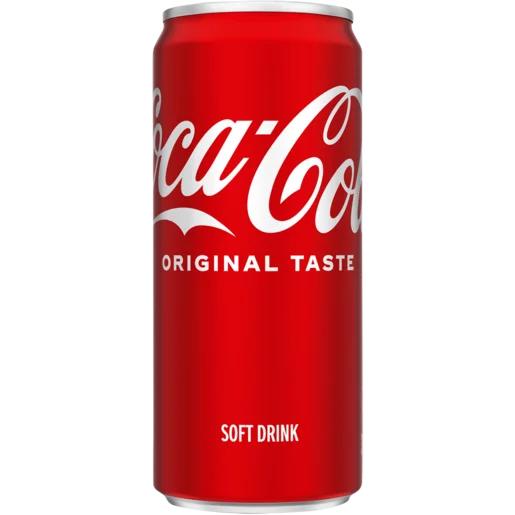 Coca Cola Original Soft Drink Can 300ml Check That