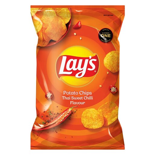 Lay's Thai Sweet Chilli Flavoured Potato Chips 120g - Check That!