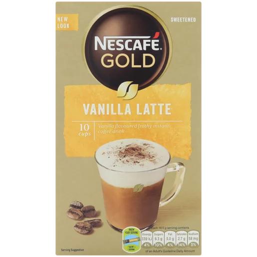 Nescafé Gold Instant Vanilla Latte Sticks 10 x 18.5g - Check That!