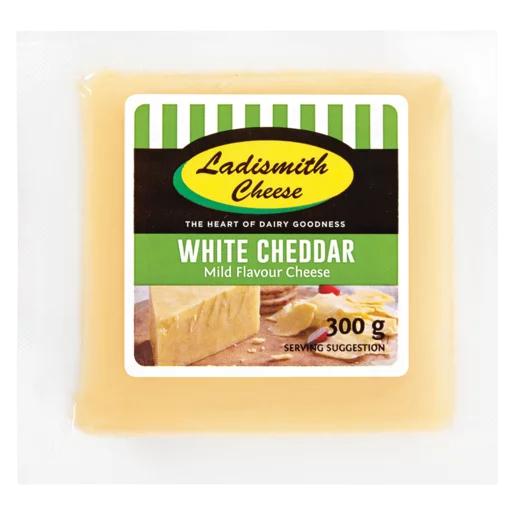 Ladismith White Cheddar Mild Flavour Cheese 300g - Check That!