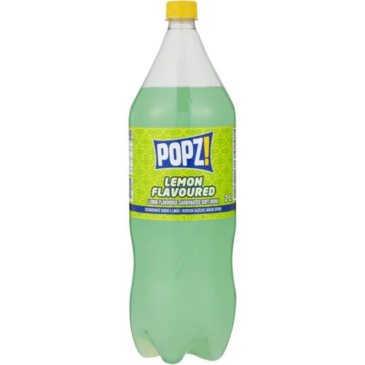 Popz! Lemon Flavoured Soft Drink Bottle 2L - Check That!