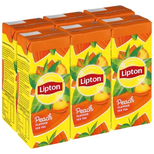 Lipton Peach Flavoured Ice Tea Boxes 6 x 200ml - Check That!