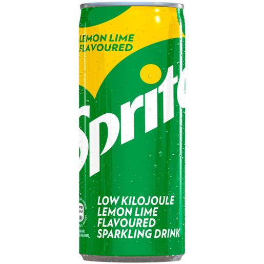 Sprite Low Kilojoule Lemon Lime Flavoured Soft Drink Can 300ml - Check ...